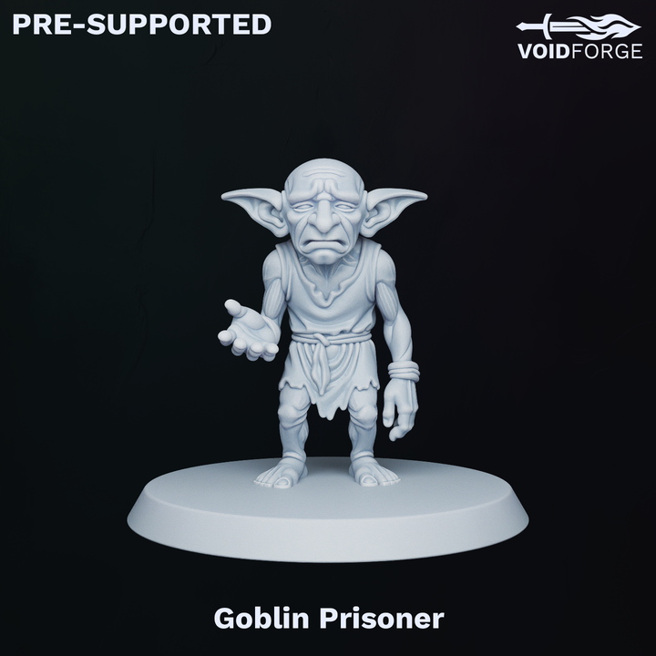 3D Printable Goblin Prisoner by Voidforge